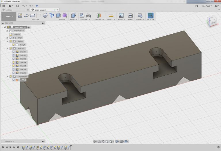 Record Imp Vice Restoration with clip in jaws 3D modelled in Fusion ...