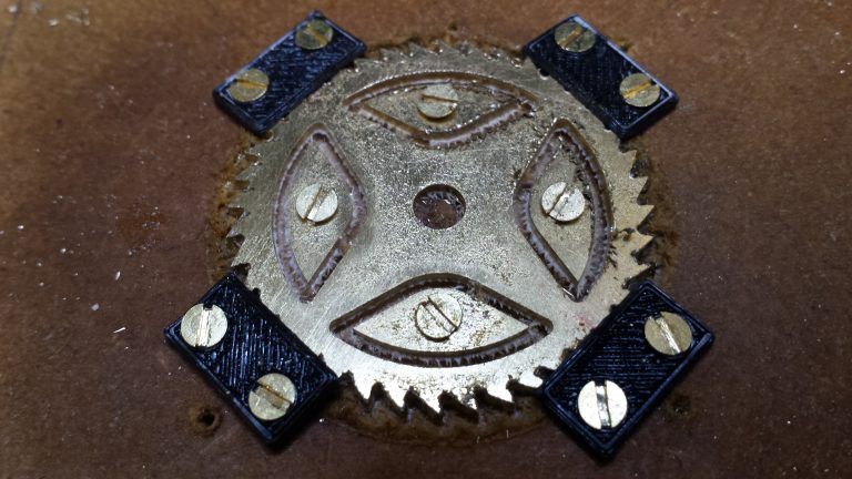 Ratchet Wheel Trial Cut using Gearwheel Designer – Woody's Workshop