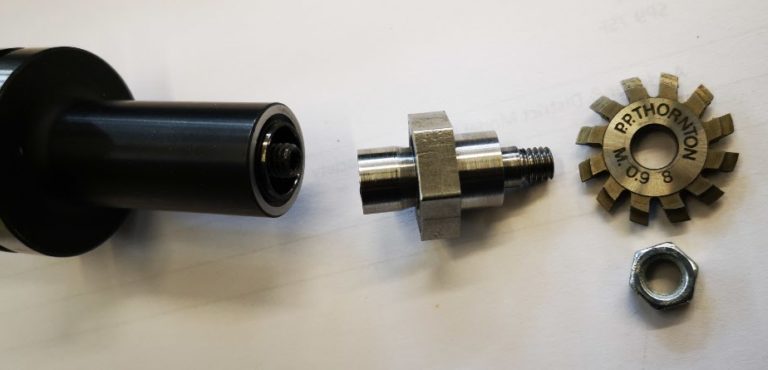 Clock Wheel Cutting Adaptation of a Tormach Saw Mandrel – Woody's Workshop