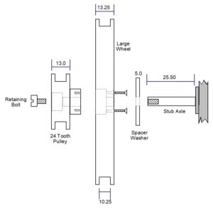 BK3 Replacement Drive Wheel – Woody's Workshop