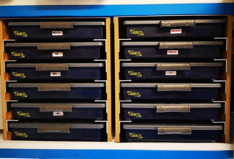 Using Raaco section boxes for fastener storage – Woody's Workshop