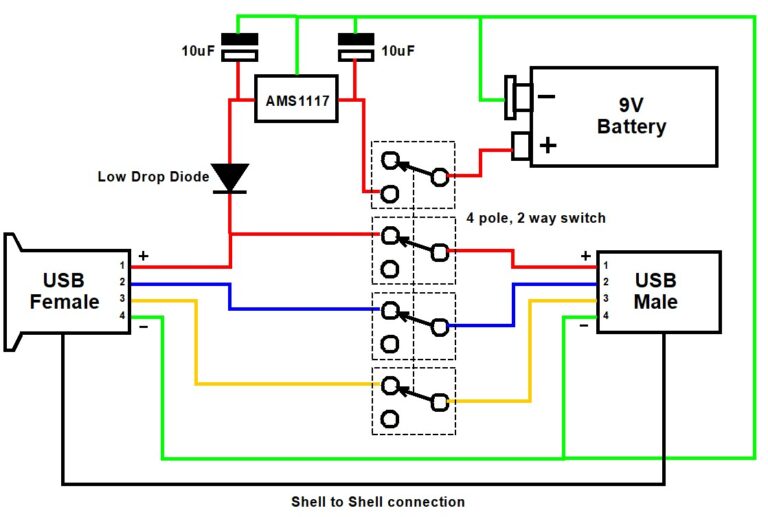 Local power USB switching circuit – Woody's Workshop